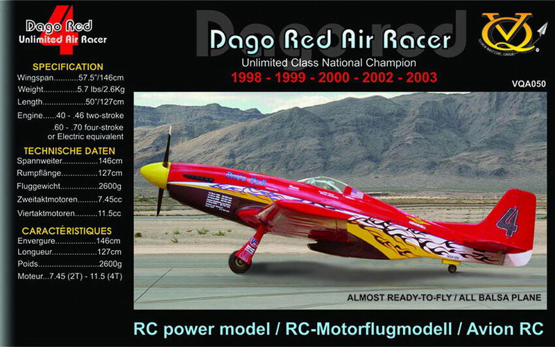 DAGO RED MUSTANG - VINH QUANG RC MODELS